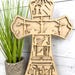 Story of Jesus Cross DIY Kit | Wooden Blank Cross | Religious Easter ...