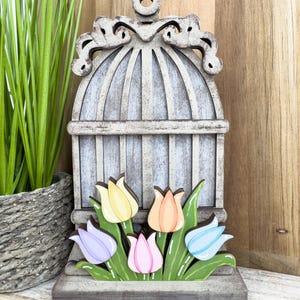 Tulips Add on Insert DIY Kit | Spring Floral Shelf Sitter | Flower ...