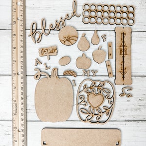 So Blessed Insert DIY Craft KIT Interchangeable Box Bases | Rustic ...