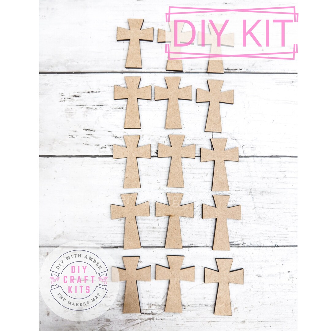 Mini Cross Shapes Set | Pocket Cross Silhouette | Christian Decor Craft ...