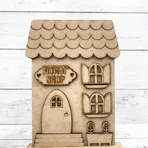 Little Flower Shop Shelf Sitter DIY Kit | Farmhouse Decor | Everyday ...