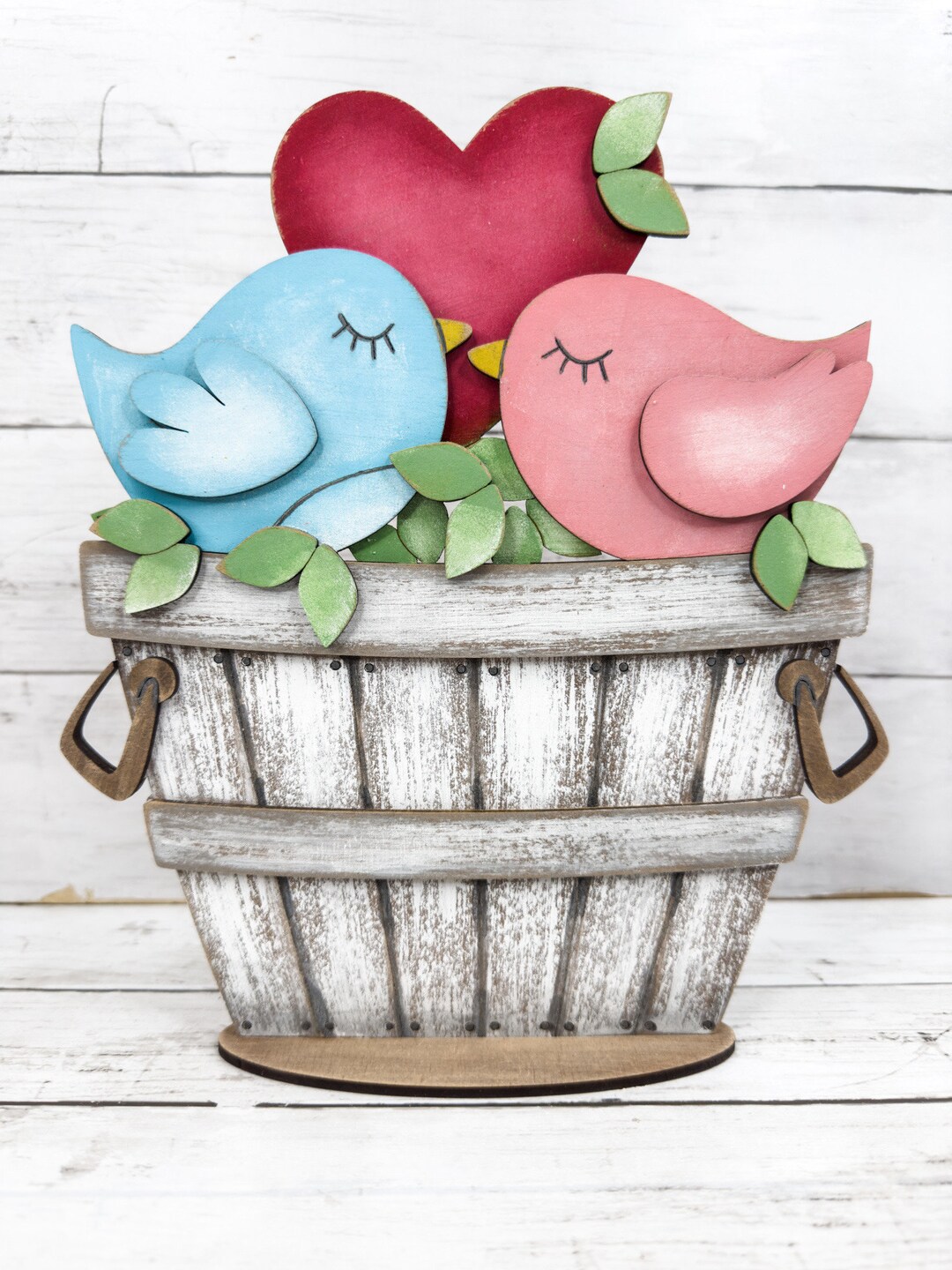 Love Birds Slot Insert for Interchangeable Bases DIY Craft Kit | Wooden ...