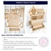 Tall House Interchangeable Box Base DIY Craft Kit | Rustic Decor Wooden ...