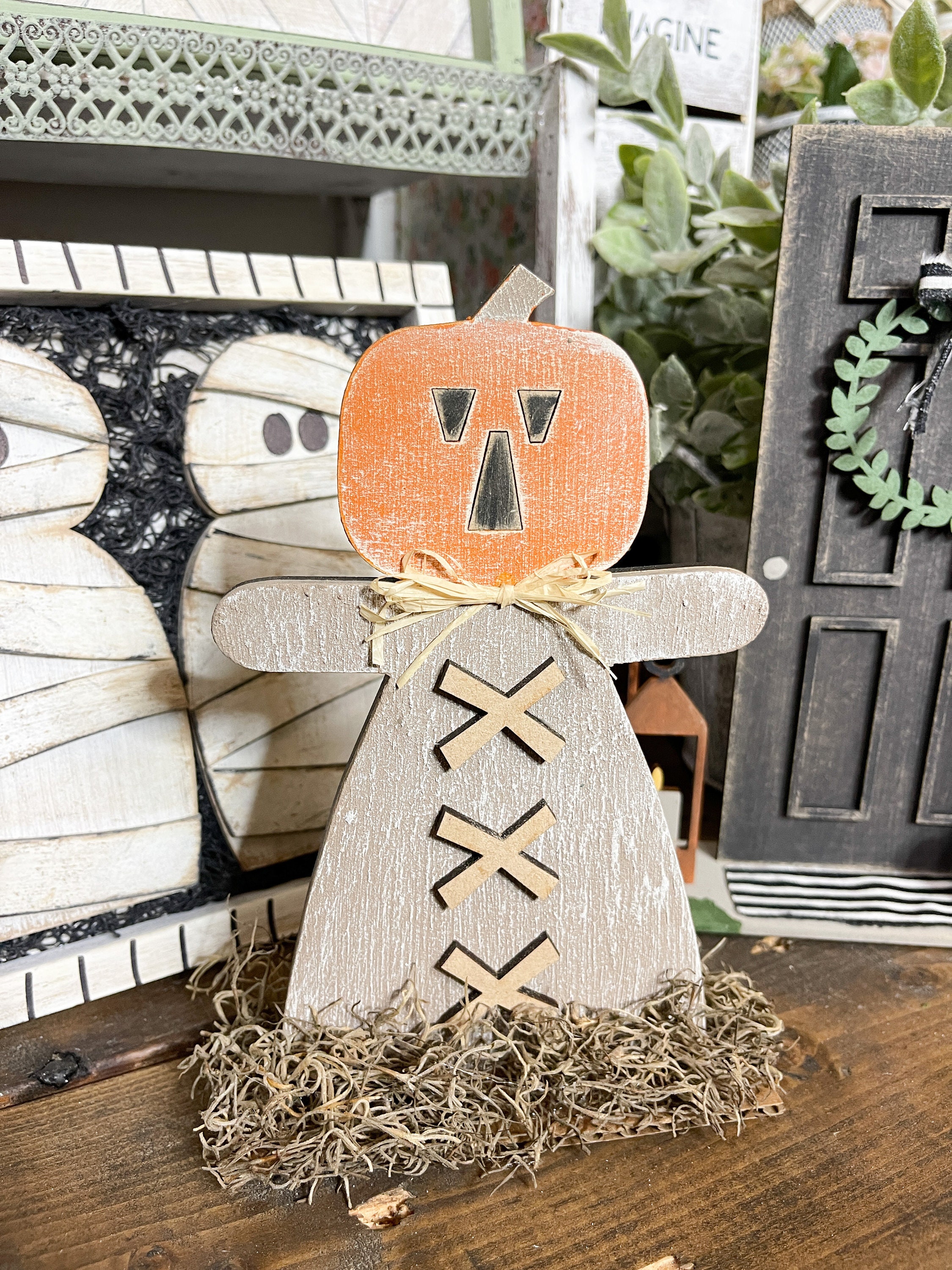Scarecrows Set of 3 DIY Craft Kit | Thanksgiving Decor | Autumn Fall ...