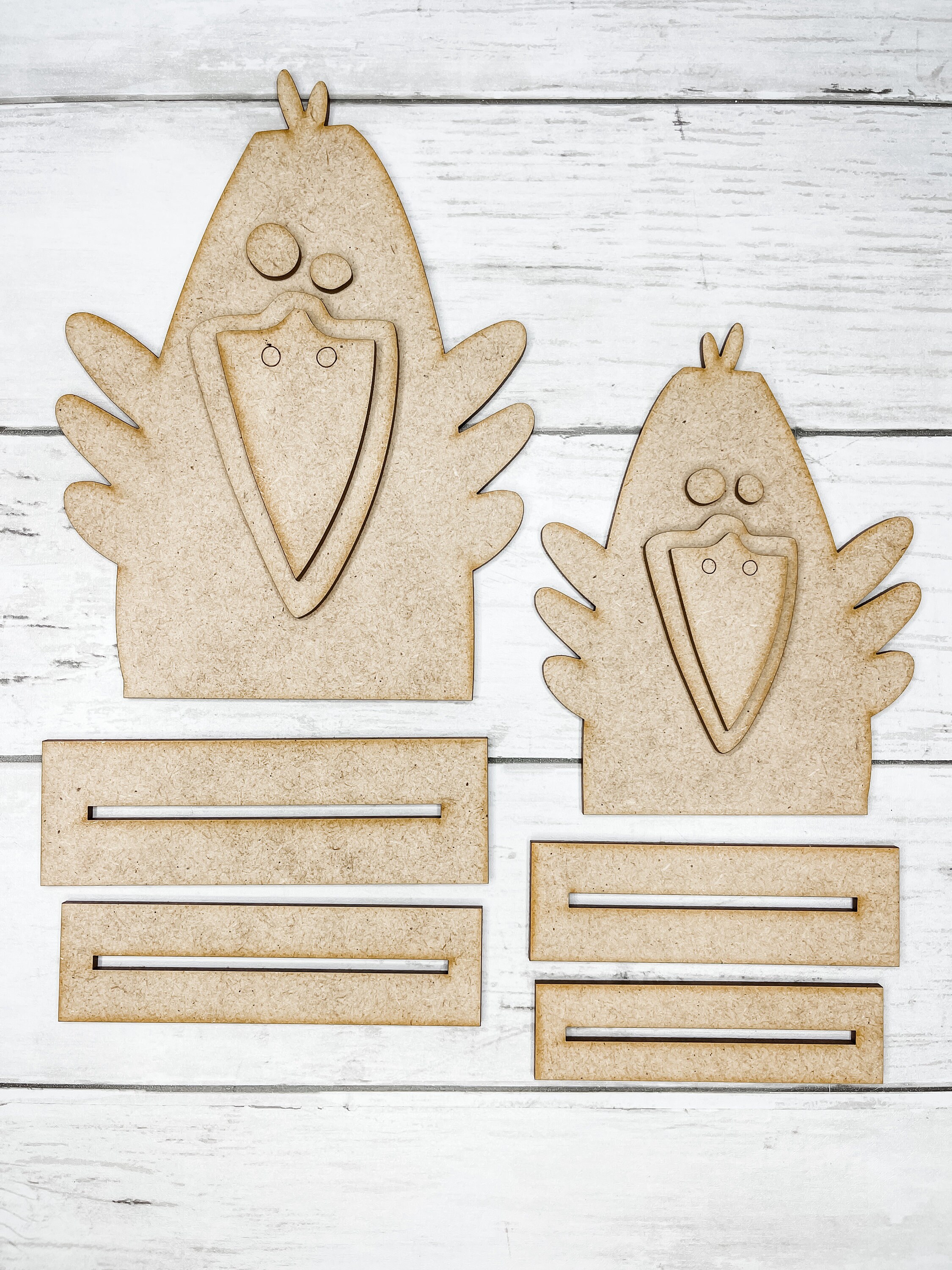 Crows Set of 2 DIY Craft Kit | Wooden Halloween Decor | Spooky Season ...