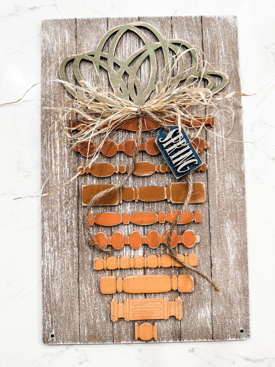 Spindle Carrot Sign DIY Kit | Wooden Blanks | Easter Spring Decor - Etsy