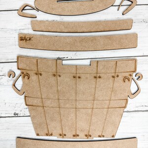 Bushel Basket Interchangeable Slot Base DIY Craft Kit | for Tab Inserts ...