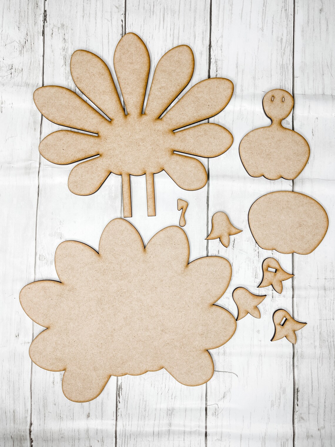 Wooden Turkey DIY Craft Kit | Standing Turkey | Fall Decor | Turkey ...