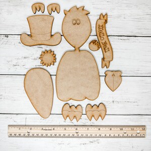 Hello Fall Standing Crow DIY Craft Kit | Wooden Fall Decor | Spooky ...