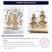 Stacked Flourish Ornaments DIY Craft Kit | Paint Your Own Christmas ...