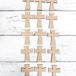 Mini Cross Shapes Set | Pocket Cross Silhouette | Christian Decor Craft ...