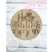 Hello Summer 5in Round Sign DIY Kit | Summer Decor | Summer Wall Art ...
