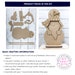 Heart Snowman DIY Kit | Valentine's Day Winter Snowman Craft | Paint ...