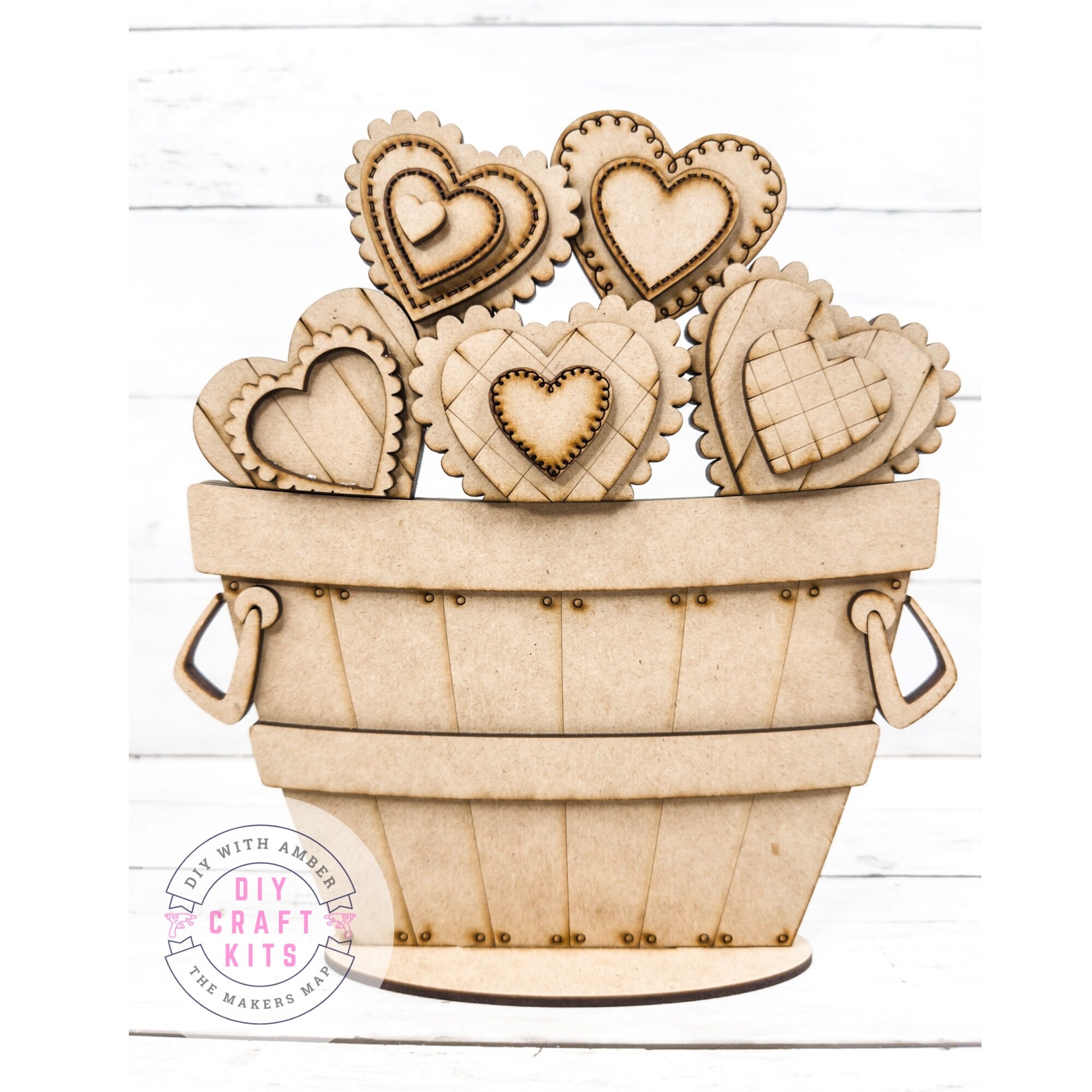 Wood bases for crafts store