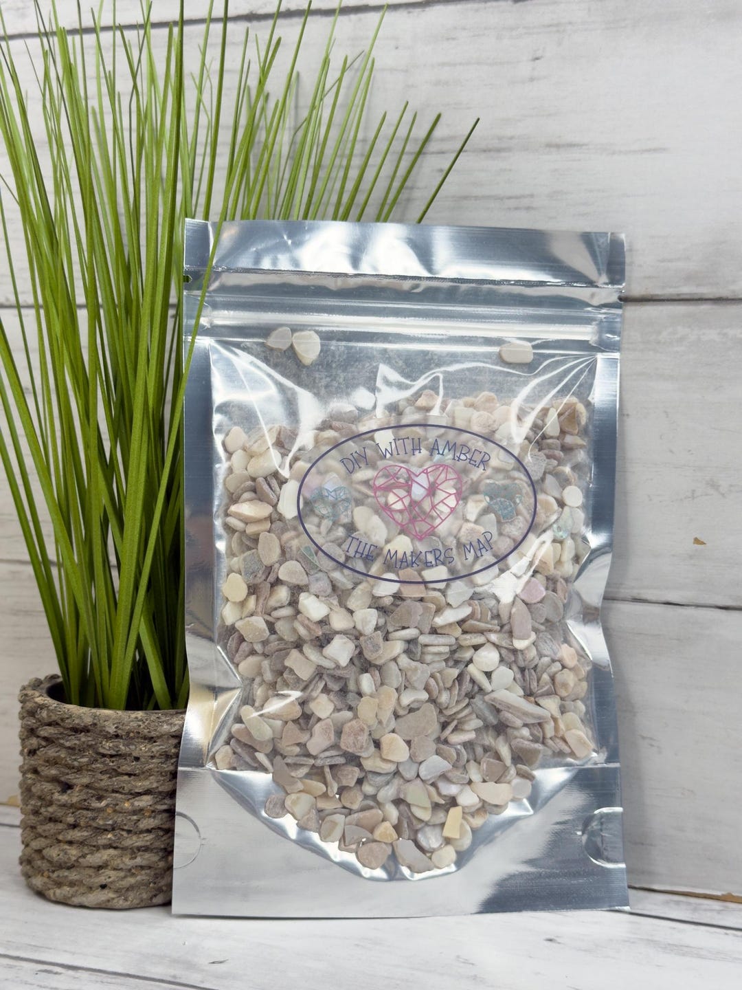 8 Oz Crushed Shell 3-6 Mm Irregular Crushed Broken Shell, Shattered ...