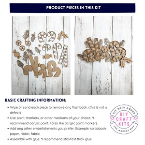 Candy Canes Slot Insert for Interchangeable Bases DIY Craft Kit ...