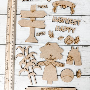 Happy Harvest Insert DIY Craft KIT Interchangeable Box Bases | Rustic ...