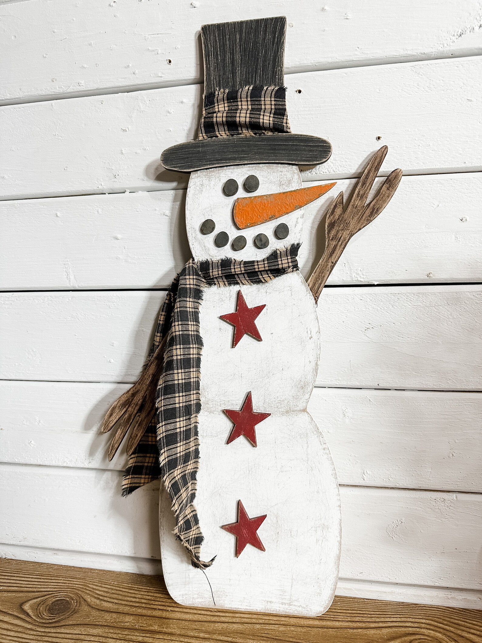 Tall Snowman Leaner DIY Craft Kit | Unfinished Wood Blanks | Paint ...