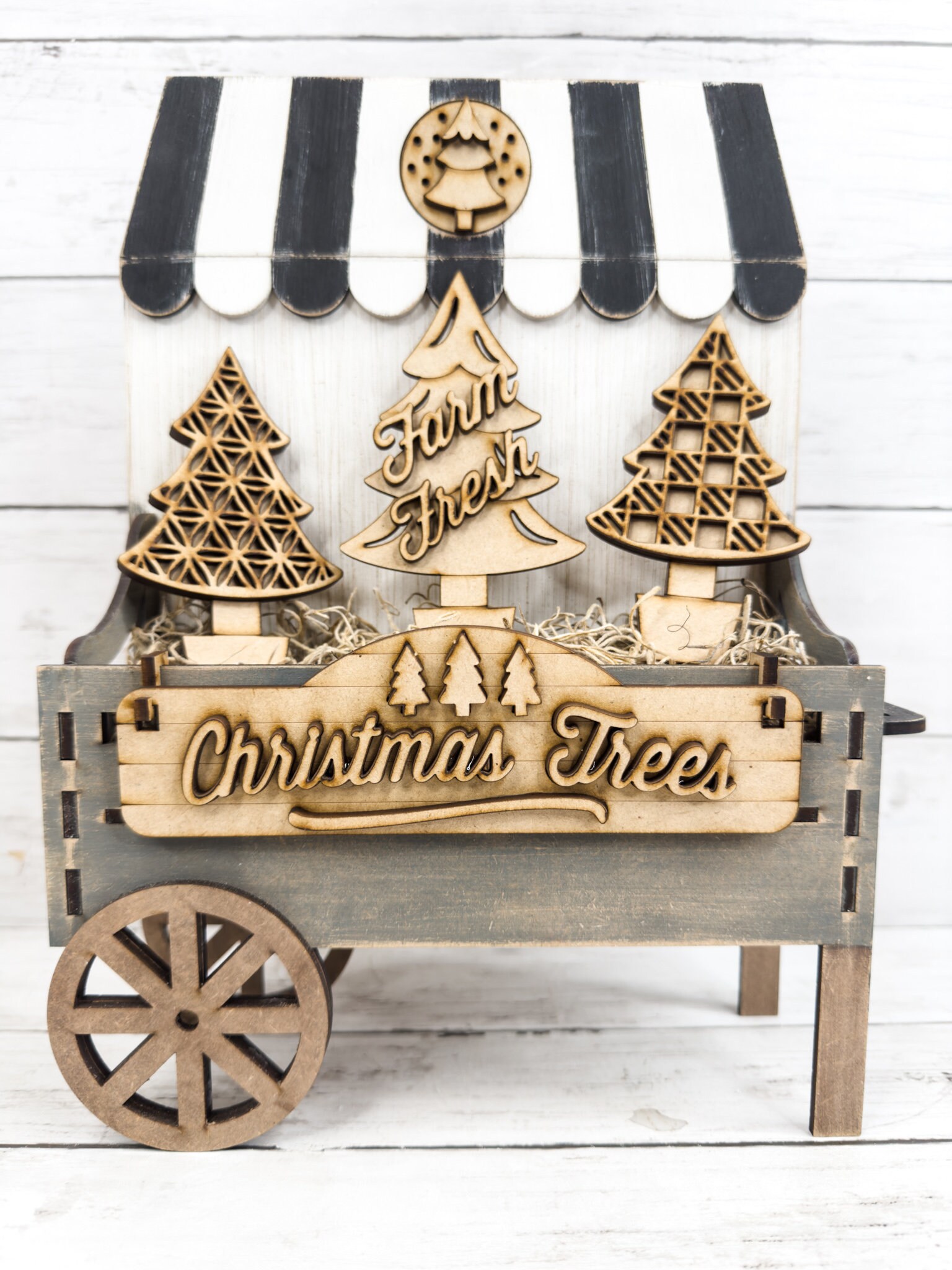 Christmas Trees Insert DIY Craft KIT Interchangeable Box Bases | Xmas ...