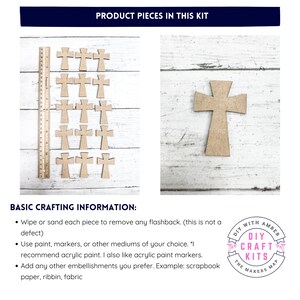 Mini Cross Shapes Set | Pocket Cross Silhouette | Christian Decor Craft ...