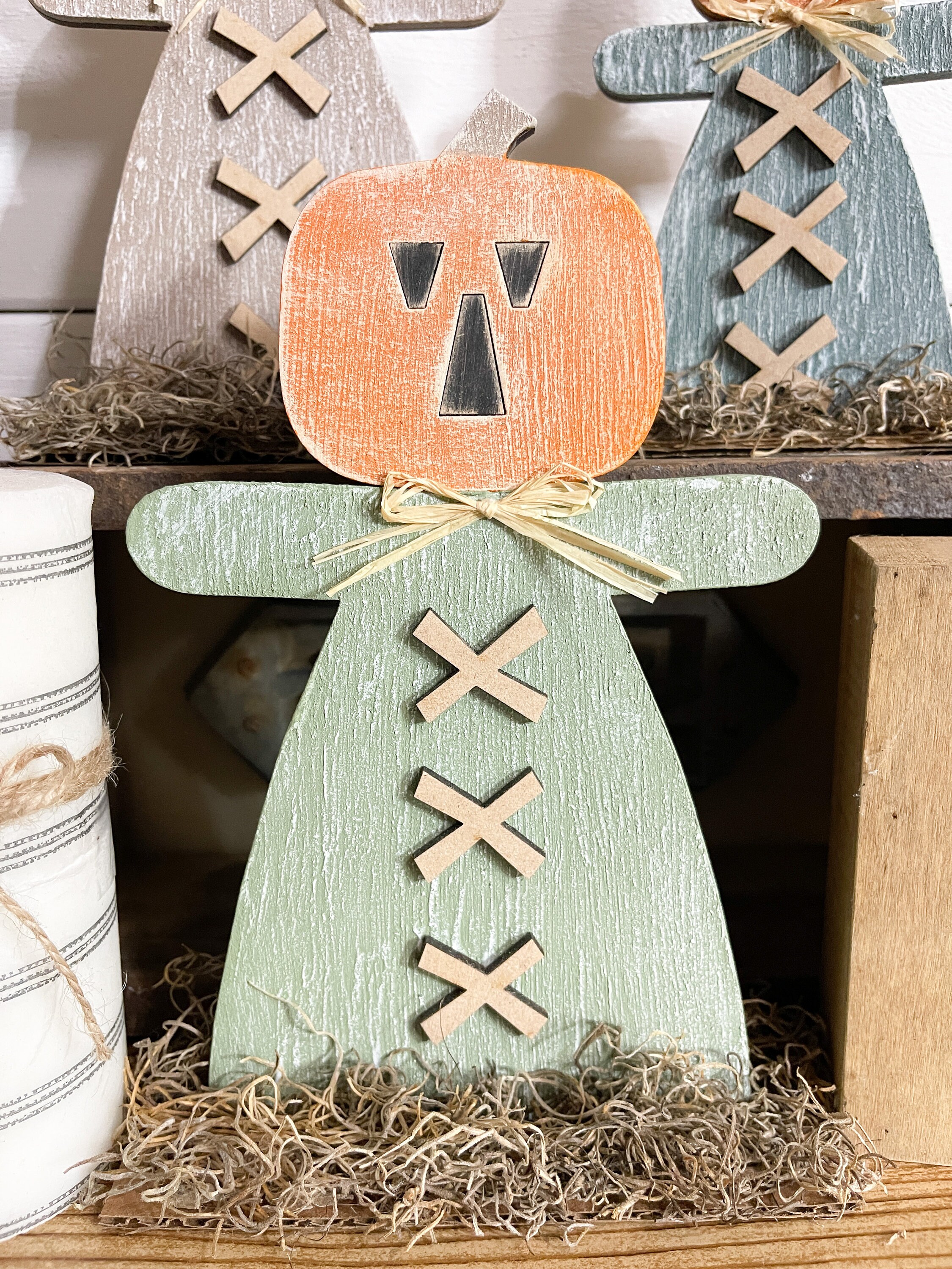 Scarecrows Set of 3 DIY Craft Kit | Thanksgiving Decor | Autumn Fall ...