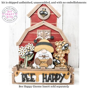 Farmhouse Barn Interchangeable Box Base DIY Craft Kit | Rustic Decor ...