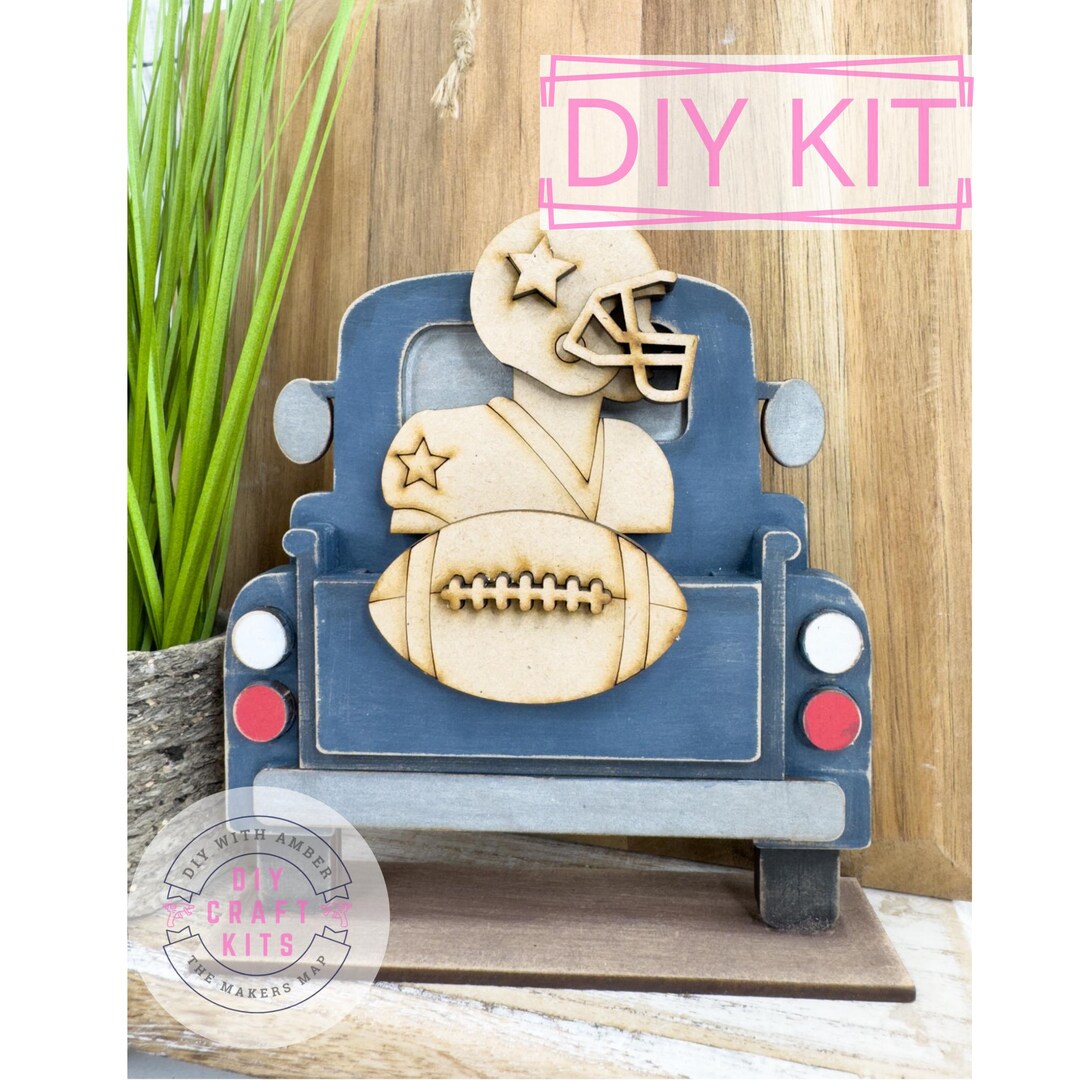 Football Player Hugger DIY Craft Kit | Football Decor | Football Season ...