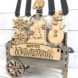 Winter Wonderland Insert DIY Craft KIT Interchangeable Box Bases ...