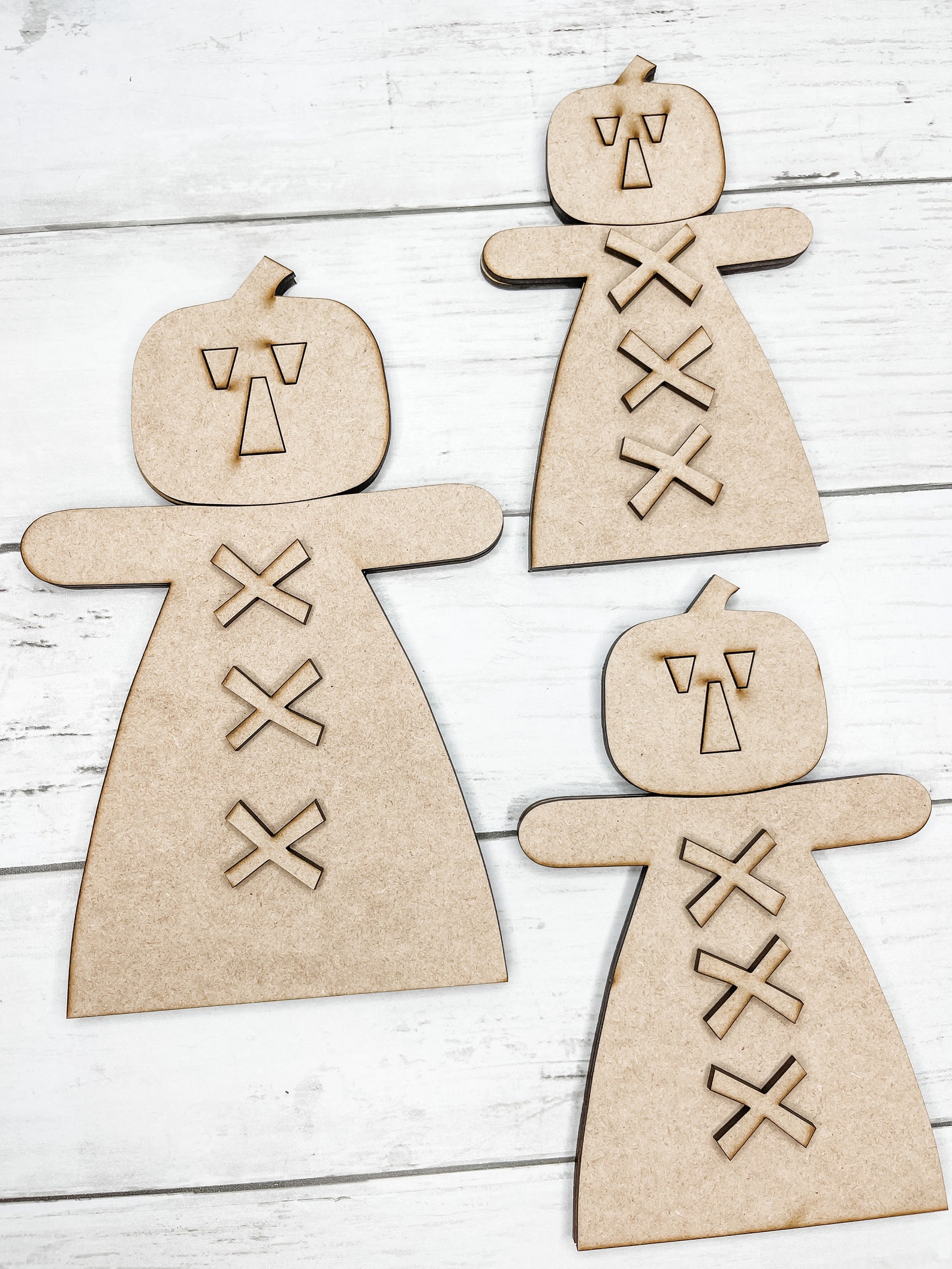 Scarecrows Set of 3 DIY Craft Kit | Thanksgiving Decor | Autumn Fall ...