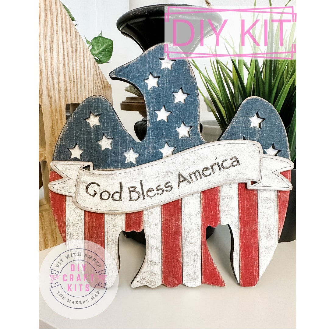 Presidential Seal Eagle DIY Craft Kit | Americana Farmhouse 4th of July ...