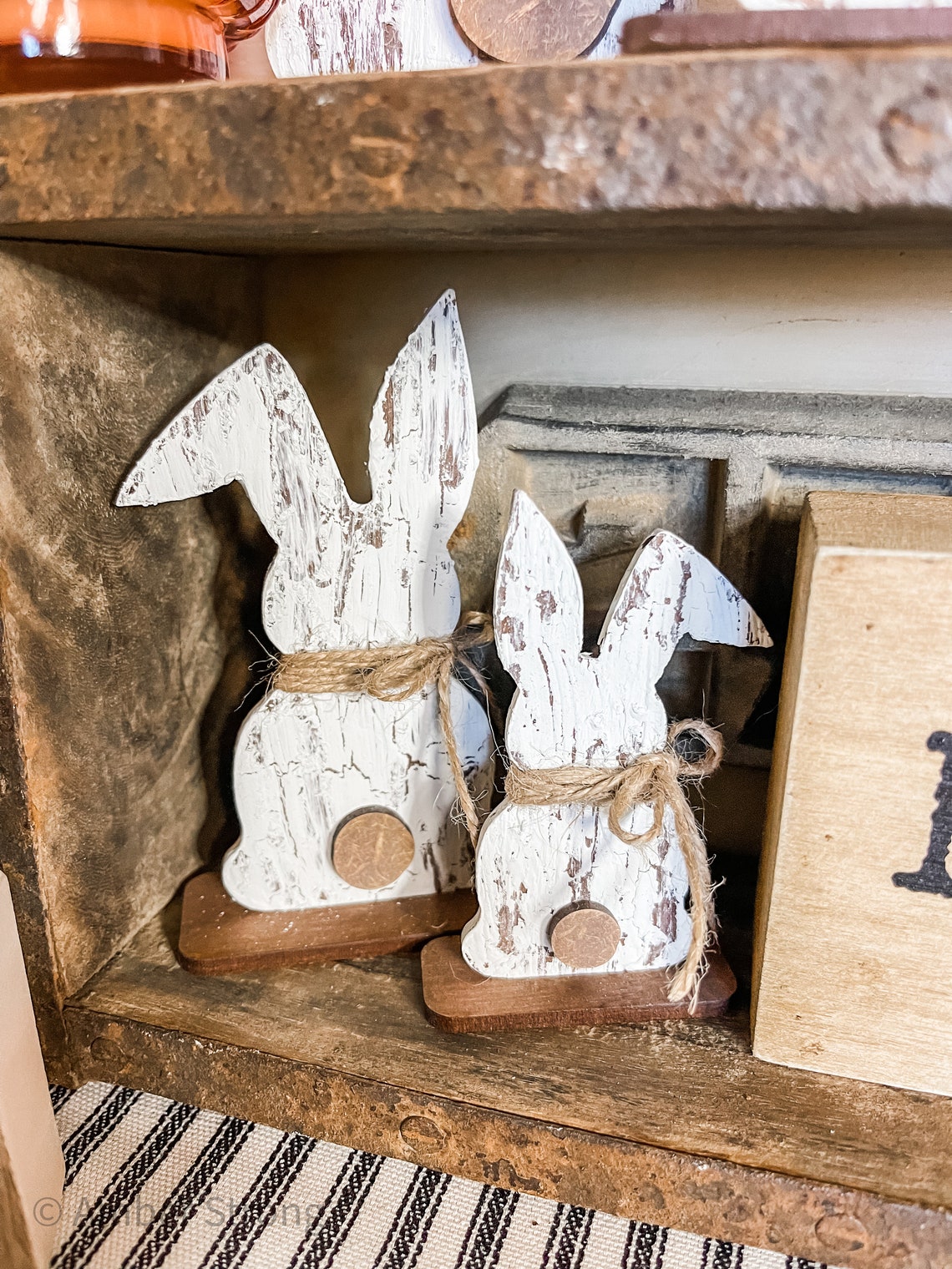 5 Standing Bunnies DIY Craft Kit | Paint Your Own Easter Decor | Bunny ...