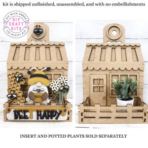 Shop Store Interchangeable Box Base DIY Craft Kit | Rustic Decor Wooden ...