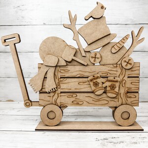 Melted Snowman Slot Insert for Interchangeable Bases DIY Craft Kit ...