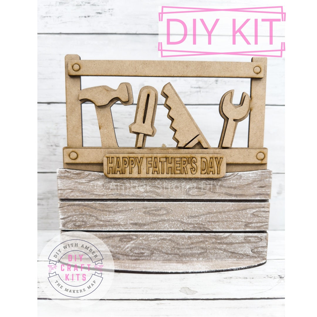 Father's Day Tab Insert for Interchangeable Slot Bases DIY Craft Kit ...