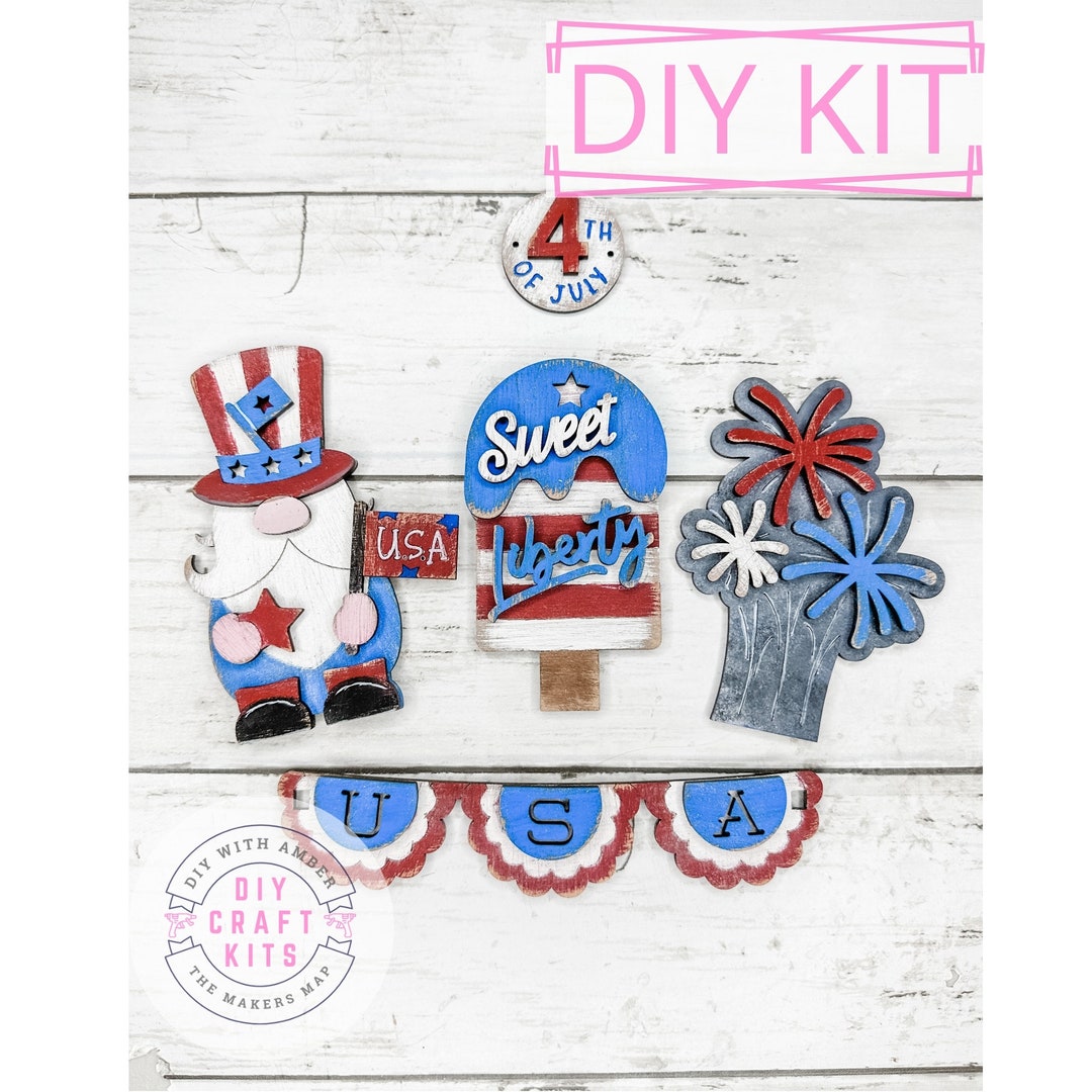 Uncle Sam Insert for Interchangeable Box Bases DIY Craft Kit ...