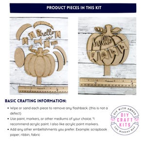 Hello Fall Pumpkin Insert for Interchangeable Spindle Base | Fall Cozy ...
