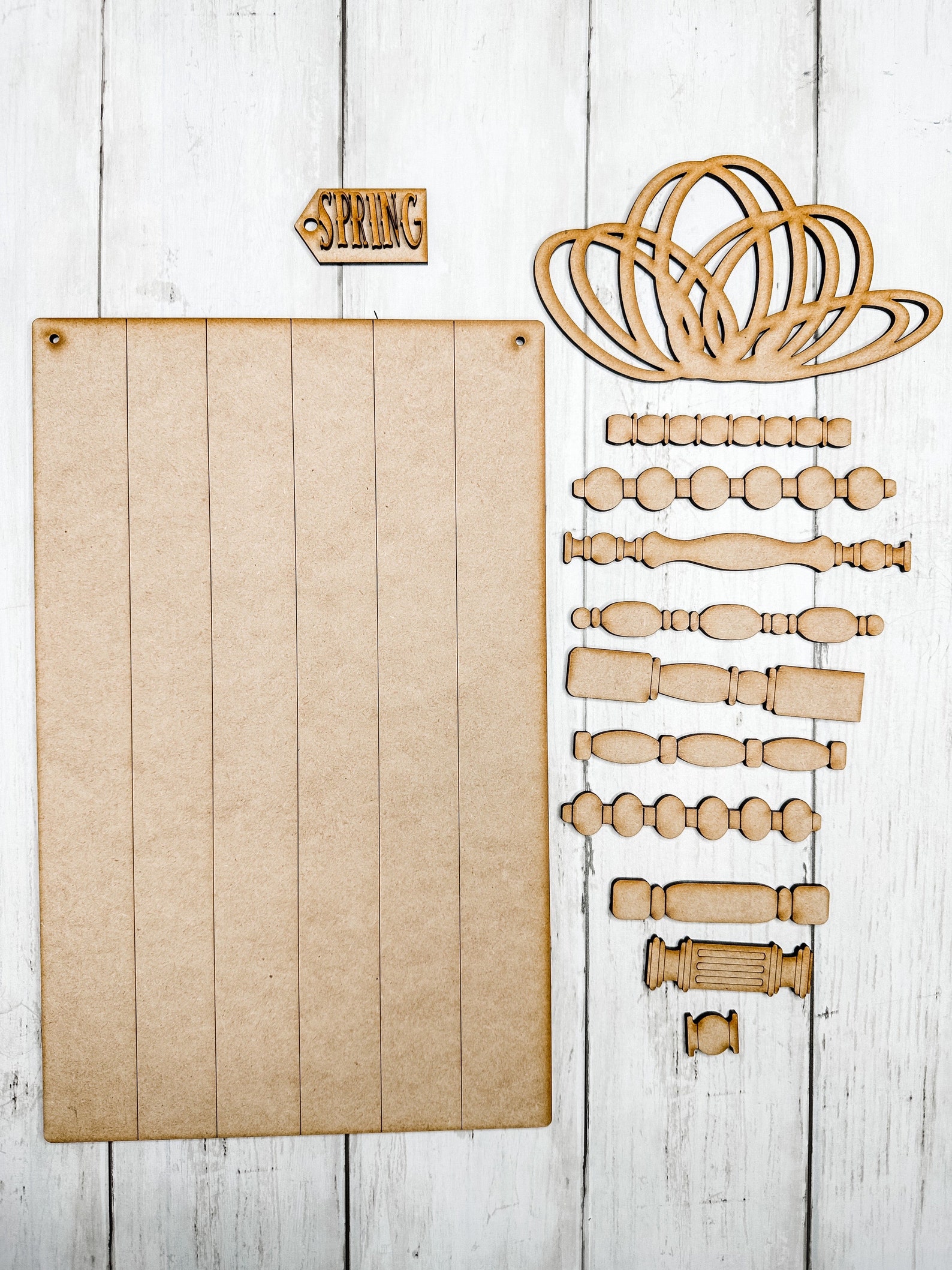 Spindle Carrot Sign DIY Kit | Wooden Blanks | Easter Spring Decor - Etsy