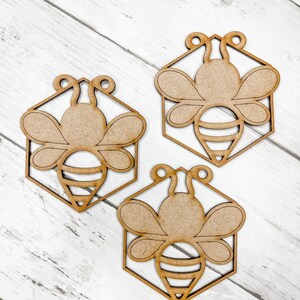 Spring Macrame Bumblebee Trio DIY Kit | Decorative Macrame Craft | Wood ...