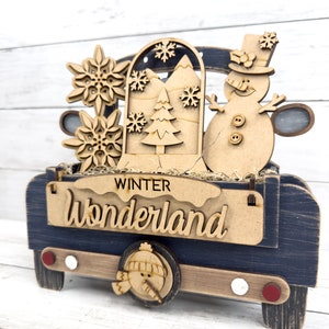 Winter Wonderland Insert DIY Craft KIT Interchangeable Box Bases ...
