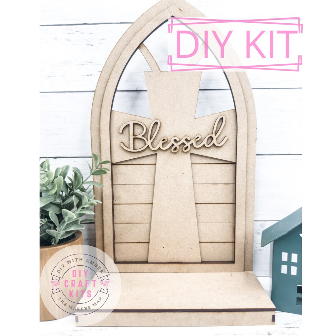 Blessed Arch Shutter Table Top DIY Kit | Religious Wooden Blanks ...