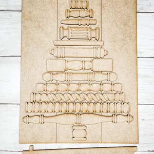 Spindle Tree DIY Kit | Unfinished Wood Craft Blanks | Paint Activity ...