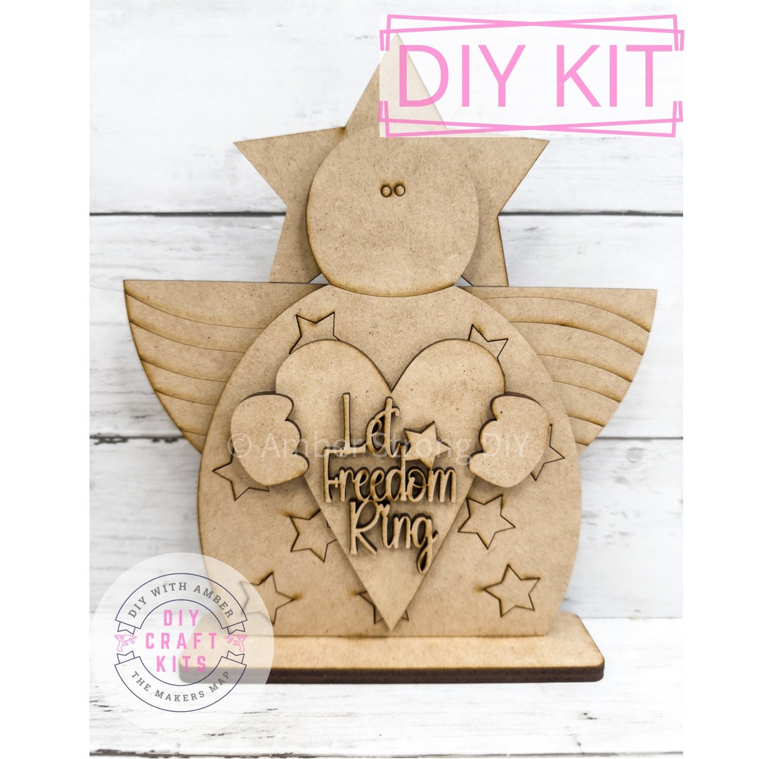 Little Lady Liberty DIY Craft Kit | Fourth of July Decoration | Summer ...