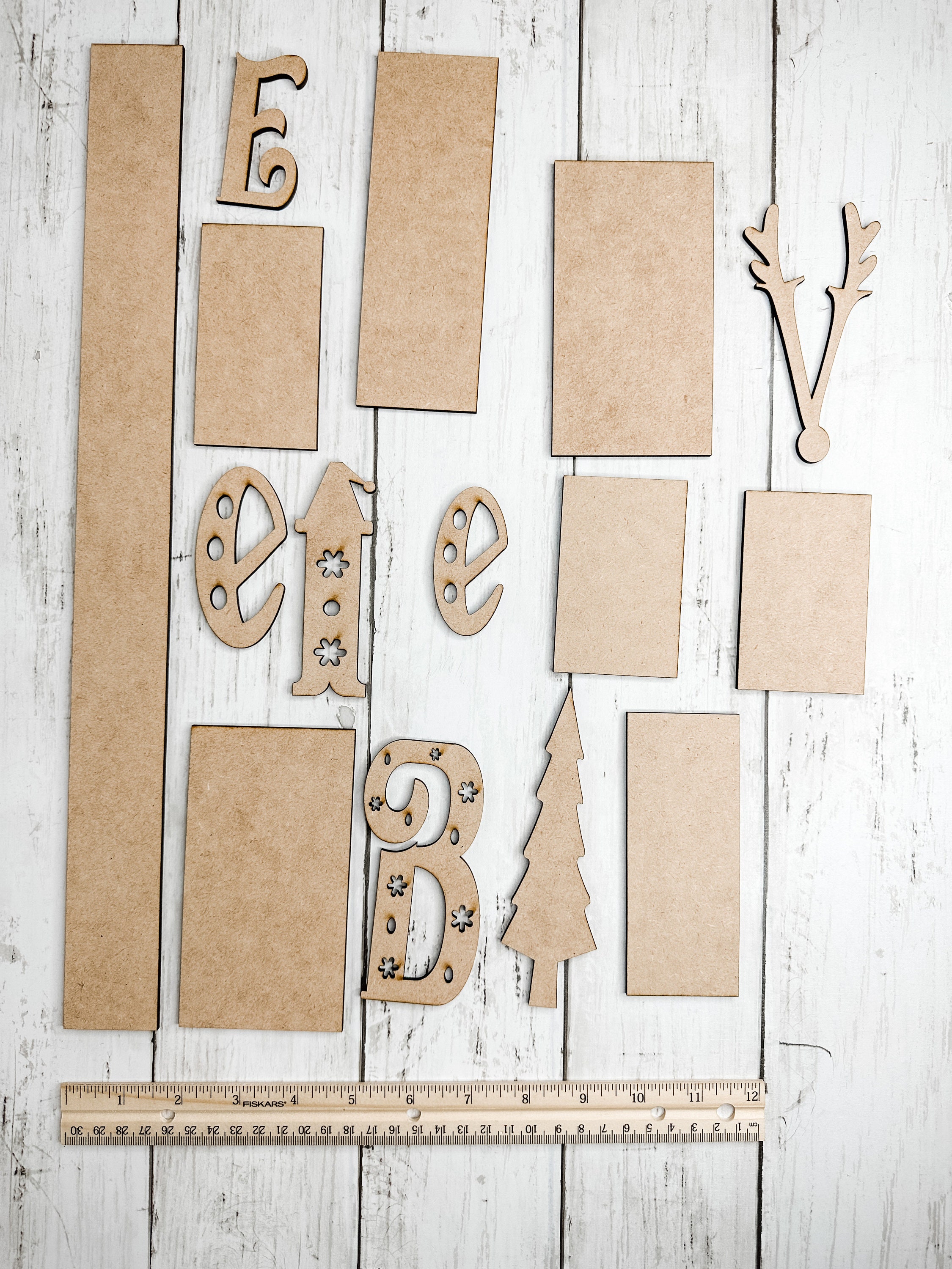 Wide Believe Word Block Sign DIY Kit | Unfinished Wood Blank Craft ...