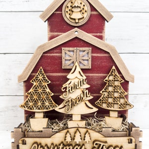 Christmas Trees Insert DIY Craft KIT Interchangeable Box Bases | Xmas ...