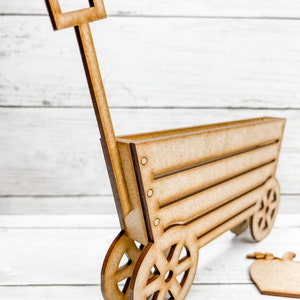 3D Pumpkin Wagon DIY Craft Kit | Wood Wagon | Wooden Fall Decor | Fall ...
