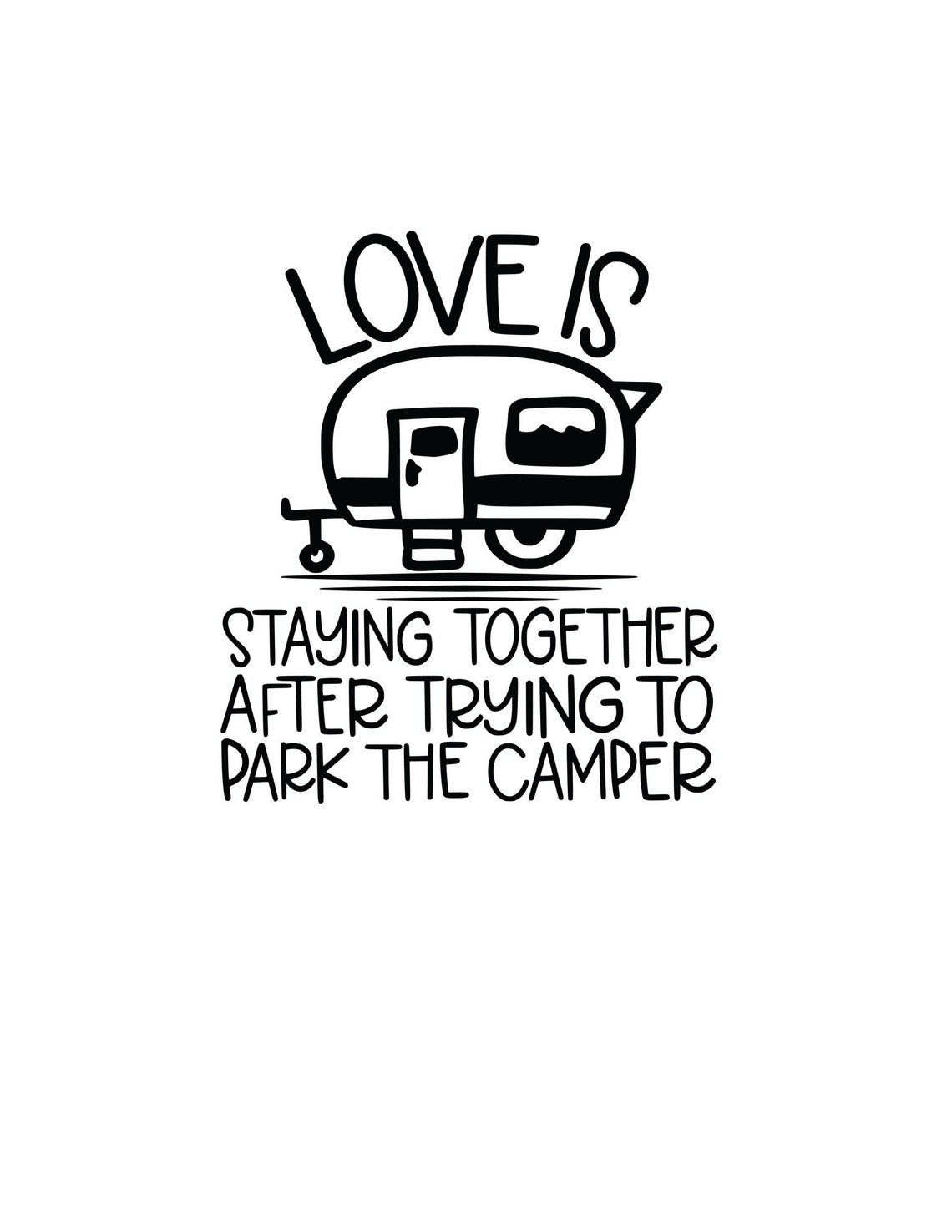 Funny Dish Towel, Funny Camping Gift, Pull Behind Camper, Camping ...