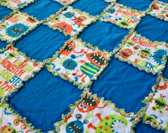 Monster quilt | Etsy