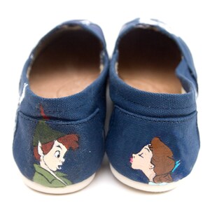 Custom Hand Painted Peter Pan Shoes - Etsy