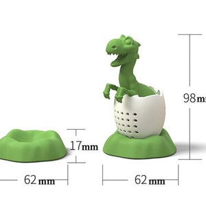 Baby Dinosaur Tea Infuser Fun and Functional With FREE SHIPPING - Etsy