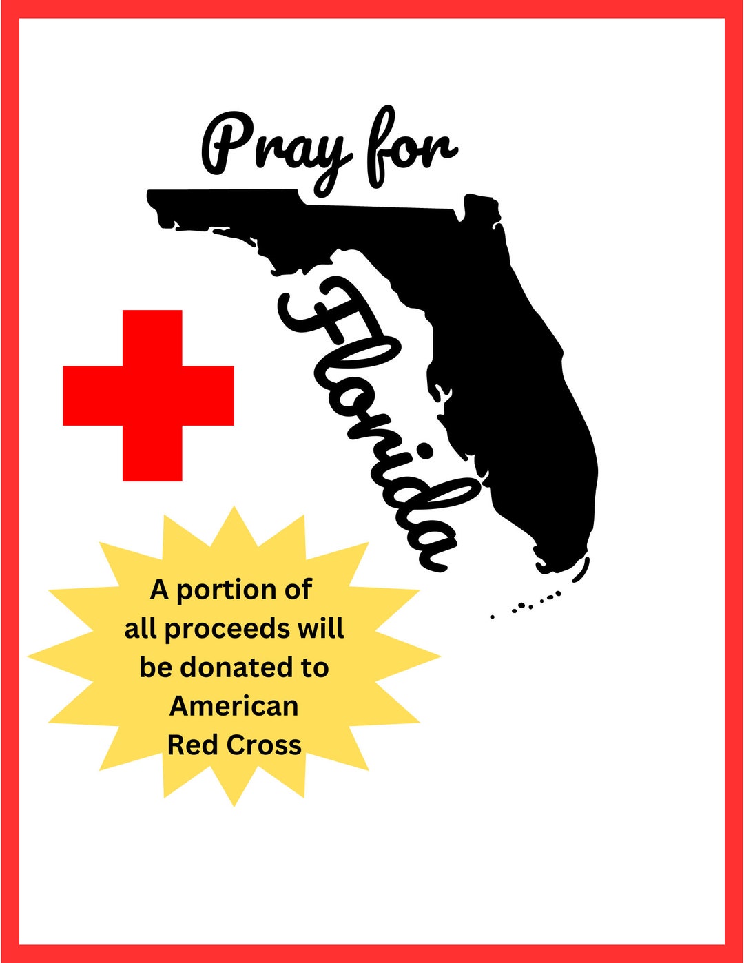 Pray for Florida Decal - Etsy